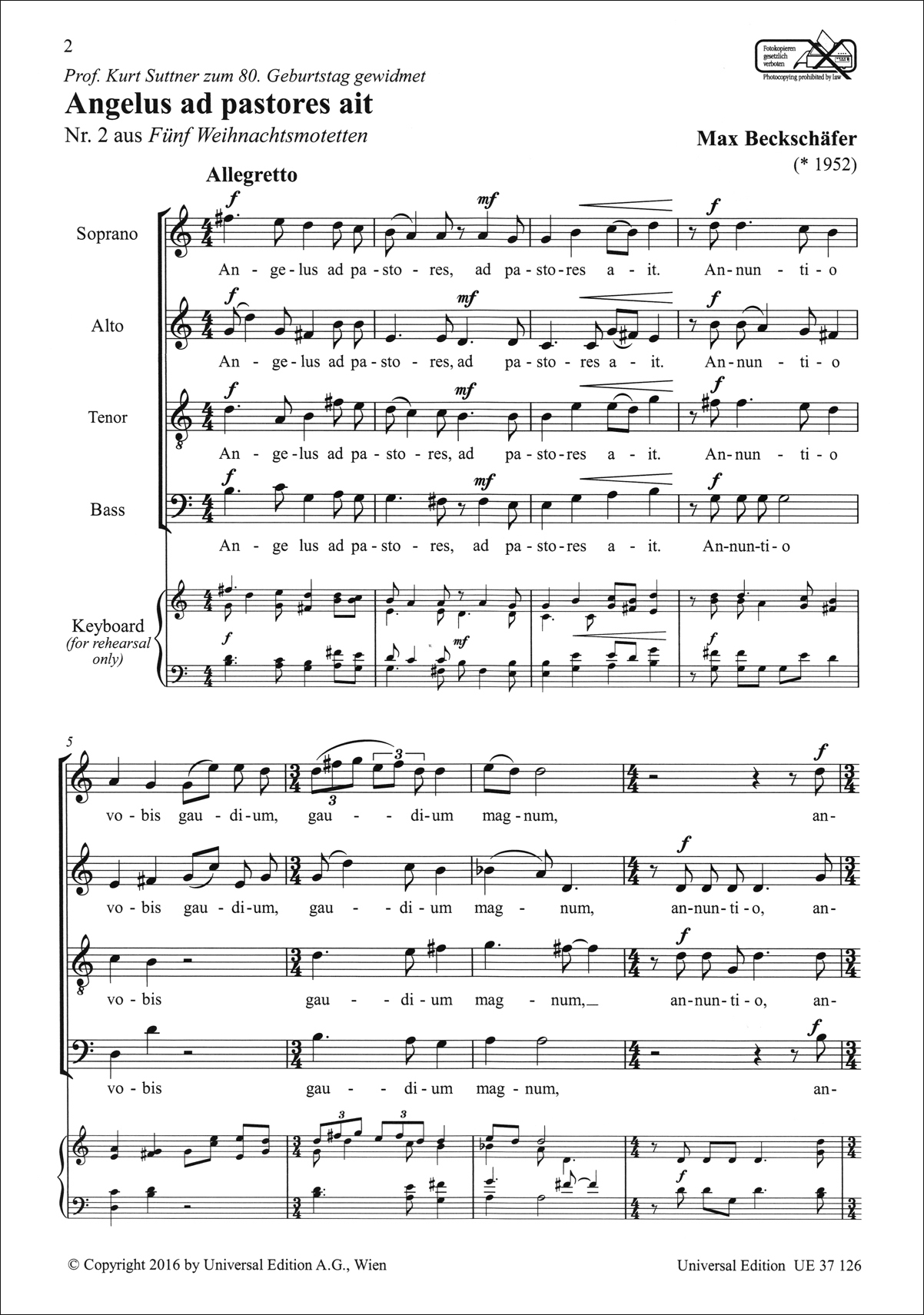 No. 3: Nesciens mater