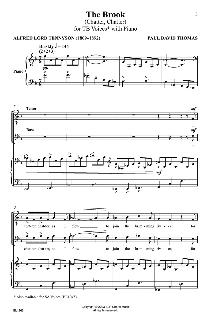 2023 Dealer Choral New Issue